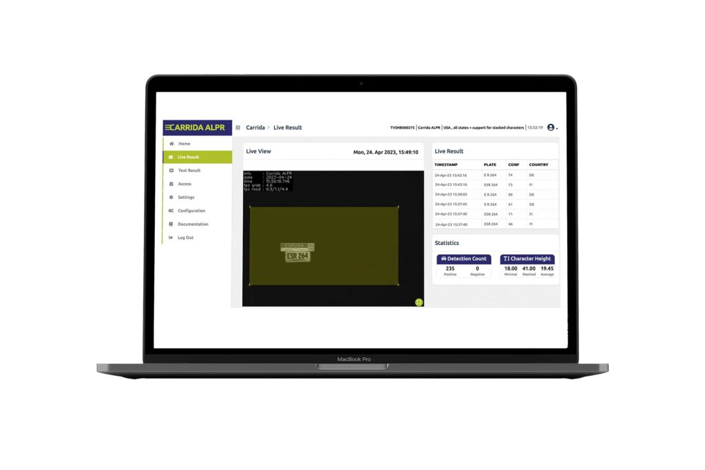 Documentation | CARRIDA Technologies